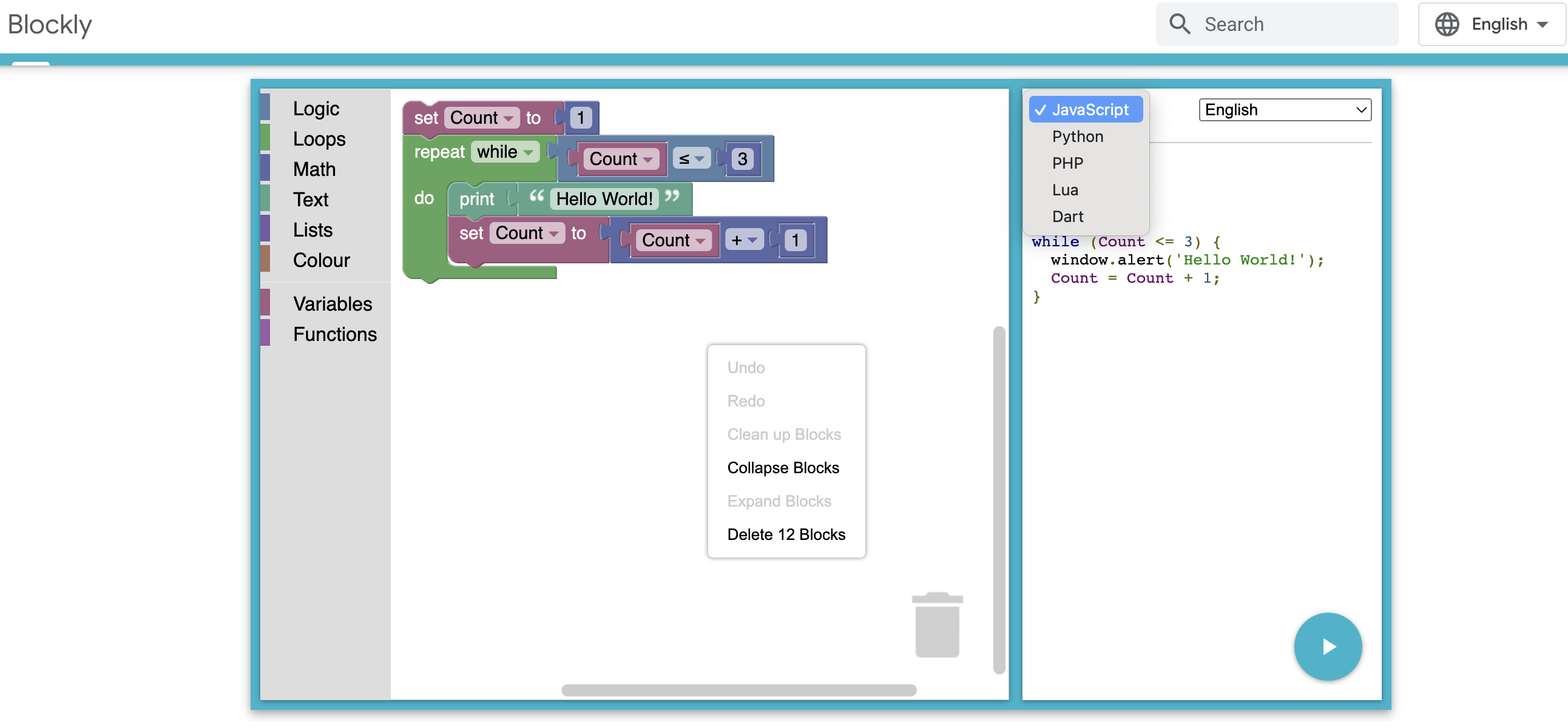iVX与Blockly/Scratch对比 | iVX文档中心